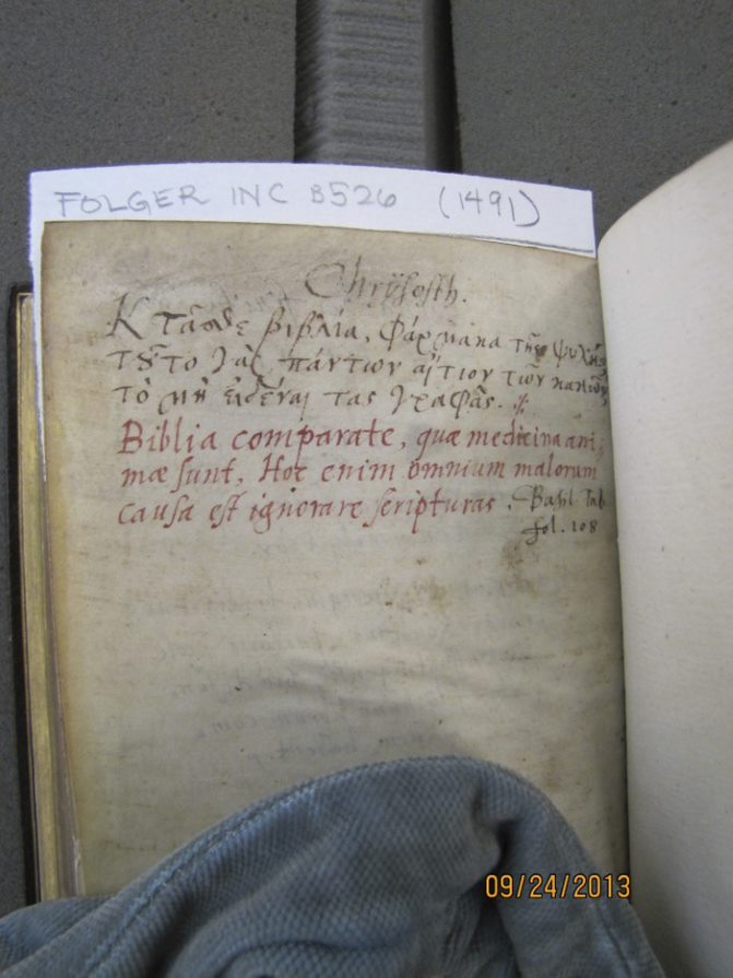 BookMark – Early Modern Marginalia Research Network